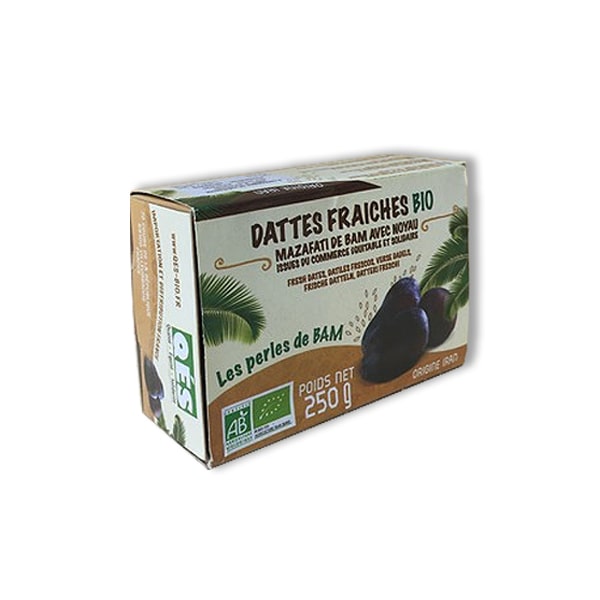 Dattes fraîches Mazafati de Bam bio et équitables - QÉS BIO