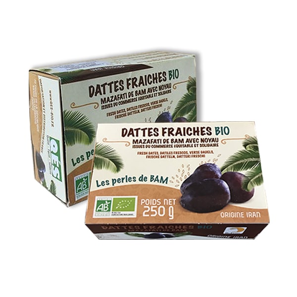 Dattes fraîches Mazafati de Bam bio et équitables - QÉS BIO